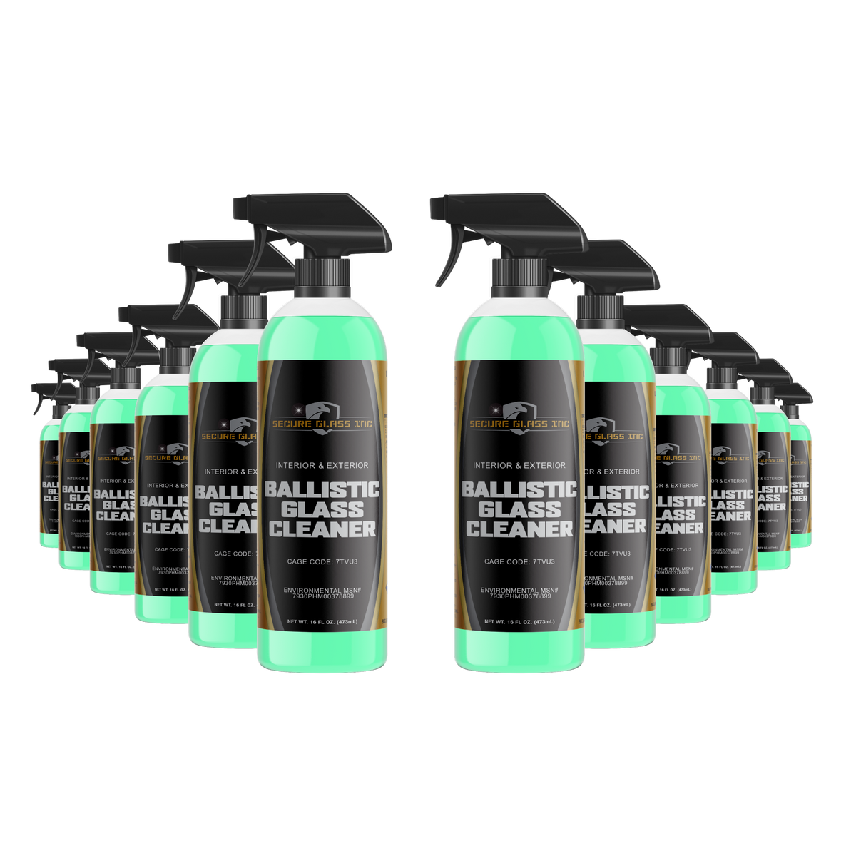BALLISTIC GLASS CLEANER (12) – Secure Glass Inc